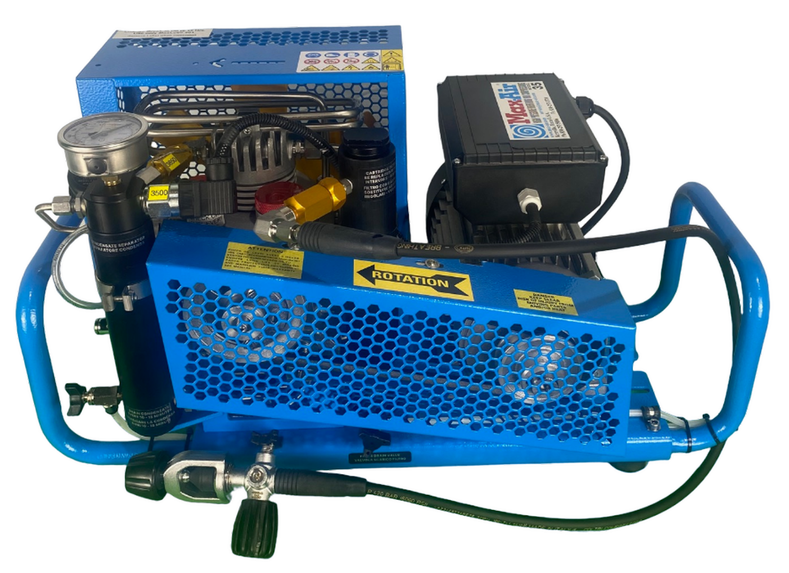 MaxAir 35 Electric High Pressure Breathing Air Compressor - Max-Air